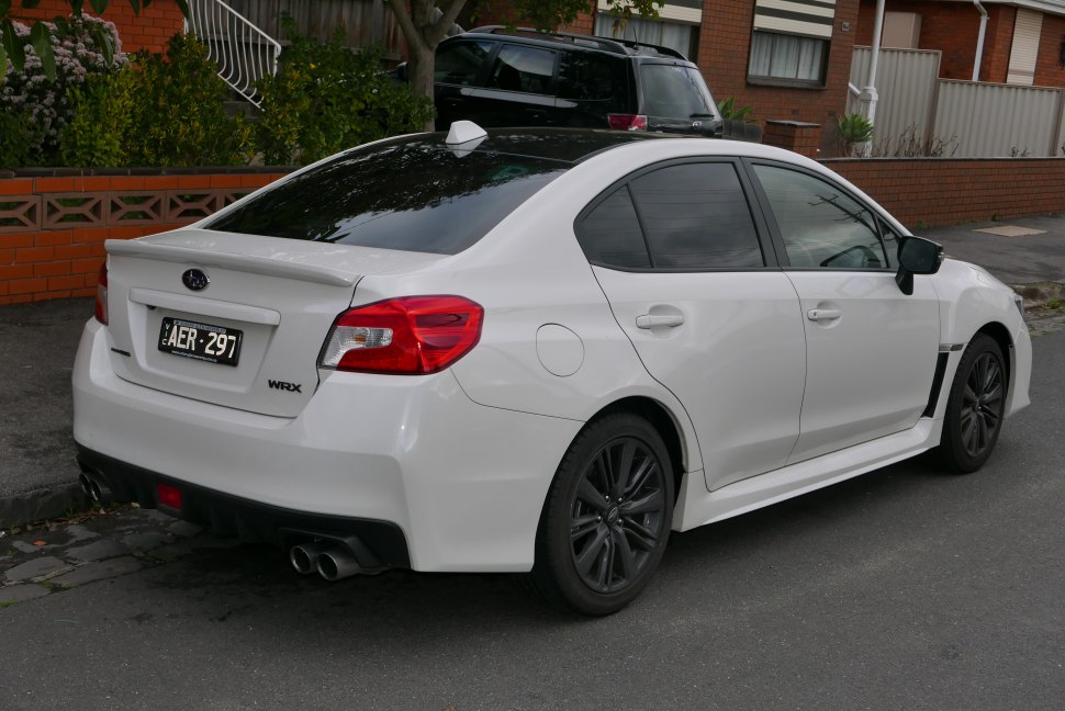 Subaru WRX technical specifications and fuel economy